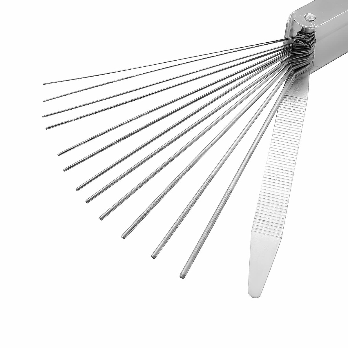 1 Pieces Tip Cleaner Set Carb Carburetor Jet Cleaner for Cleaning Welding Cutting Nozzles/Tips, Gas Orifices, Sprinklers and Shower Heads, 12 Wire Set