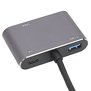 USB Hub, 4 in 1 Silver Metal 5 Gbps High Speed Transmission 4 in 1 Adapter for Phones for Keyboard for Mouse for Laptops