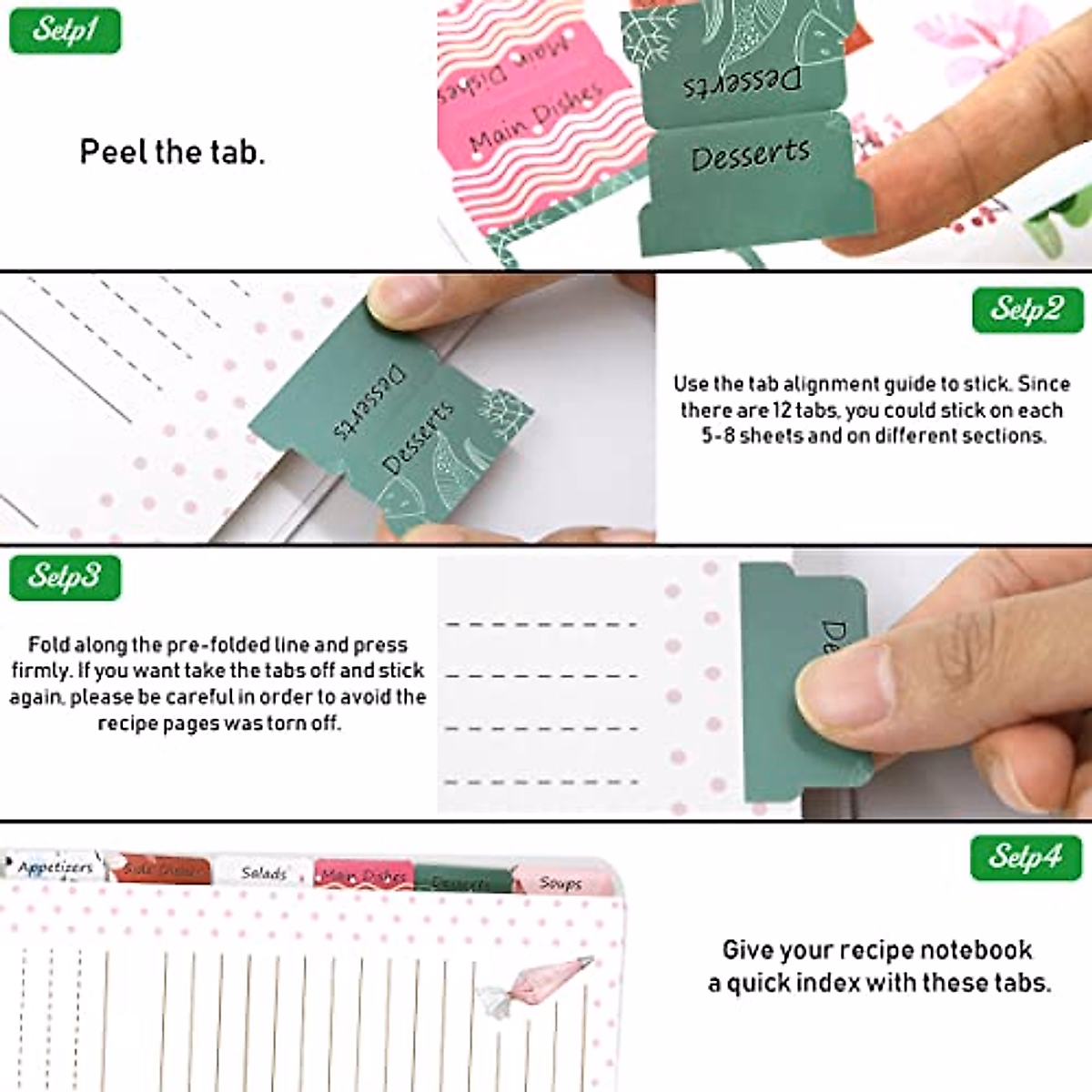 ceiba tree Blank Recipe Book to Write in Your Own Recipes Notebook Cookbook Journal 8.5" x 11" with Stickers for Mother Day Gifts Ideas for Women Wife Mom 120 Pages