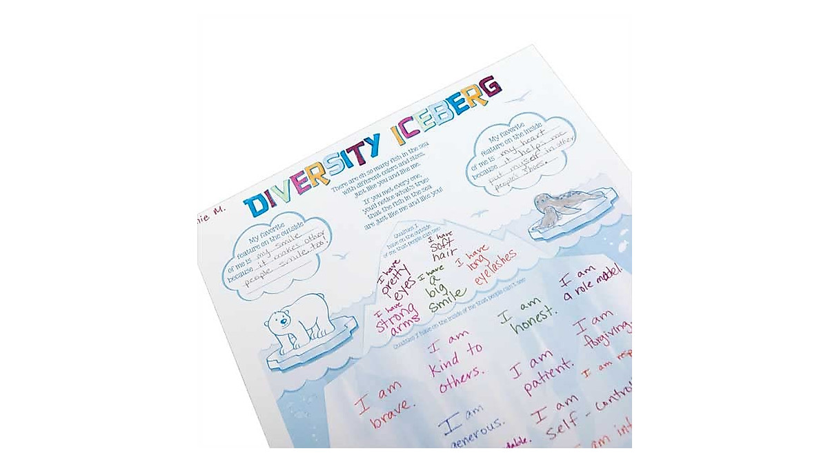 Explore Diversity with Ready-To-Decorate Iceberg Posters for Grades 1-6