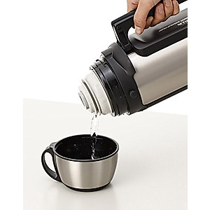 Tiger MHK-A151-XC Thermos Water Bottle, 5.6 gal (1.49 L), Cup, Large Capacity, Type, Tiger Silver