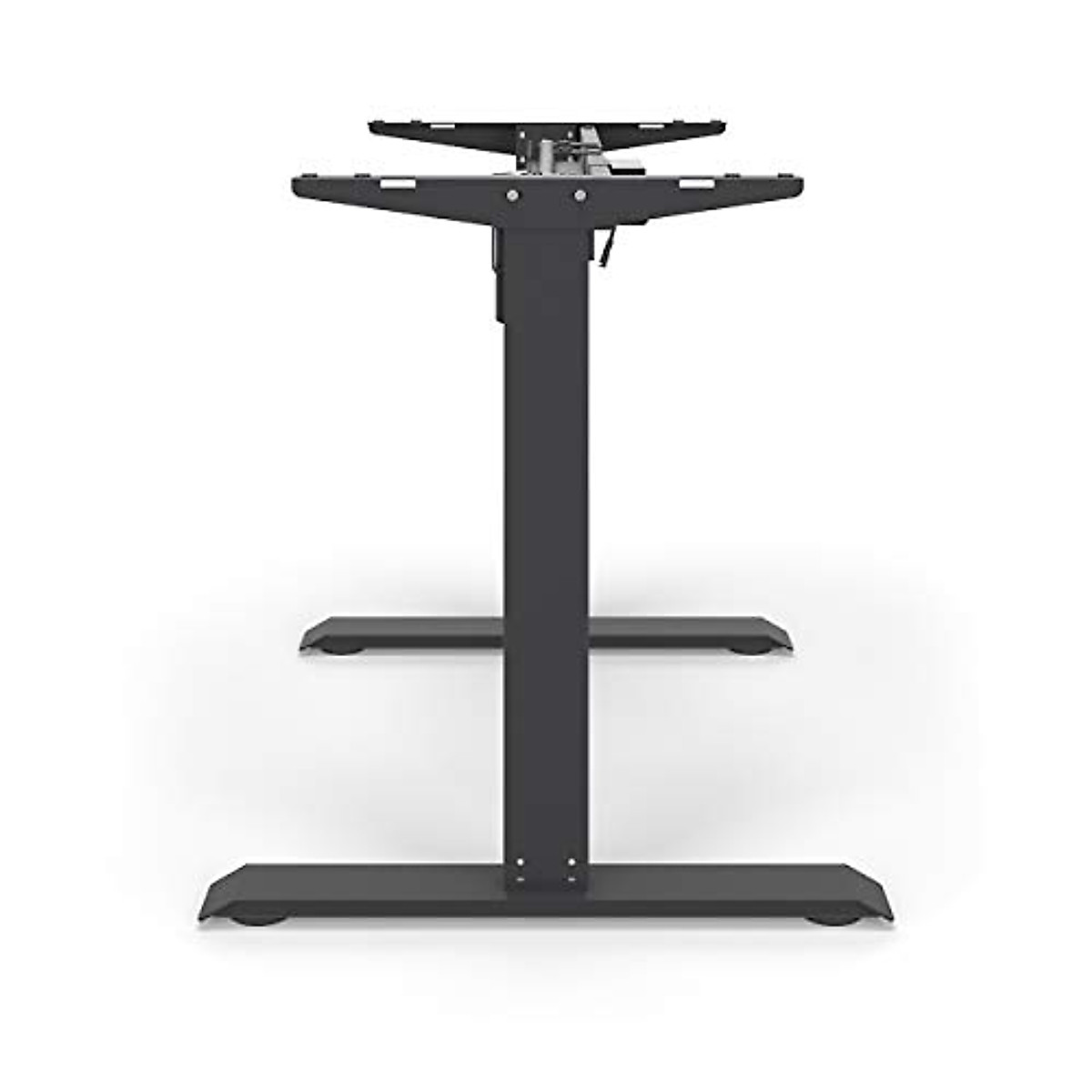 HON Basyx Commercial-Grade Single Motor Electric Height Adjustable, Standing Desk Base, 28" to 47" High, Black