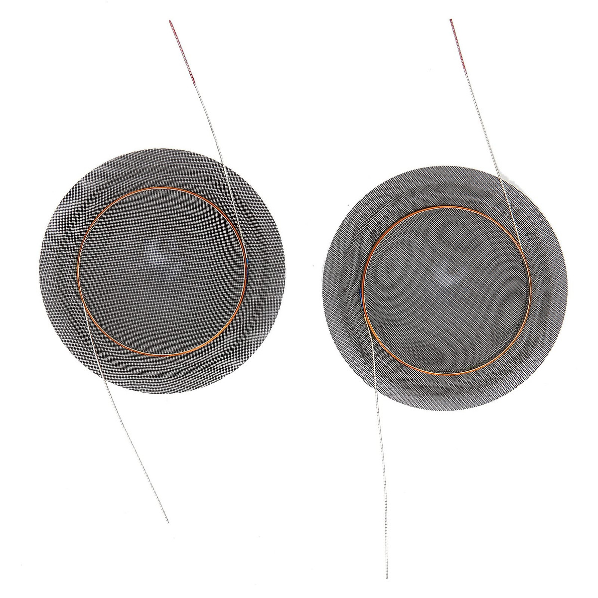 25mm Tweeter Voice Coil Replacement Parts, 2Pcs 1" Tweeter Diaphragm, 25-core Tweeter Coil and 5.4 Ohm Resistor for Speaker DIY