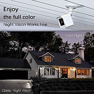 PEF Mount for All-New Wyze Cam V3 ONLY, Weatherproof Protective Cover and 360 Degree Adjustable Wall Mount Solid Housing for Wyze V3 Outdoor Indoor Smart Home Camera System (White, 1 Pack)