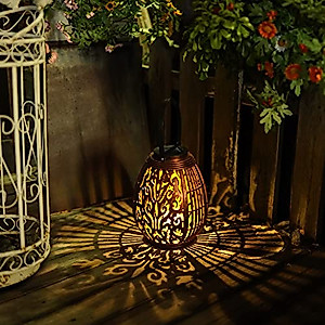 TAKE ME Unique Solar Lantern,Outdoor Garden Hanging LED Light,Waterproof LED for Table,Outdoor,Party