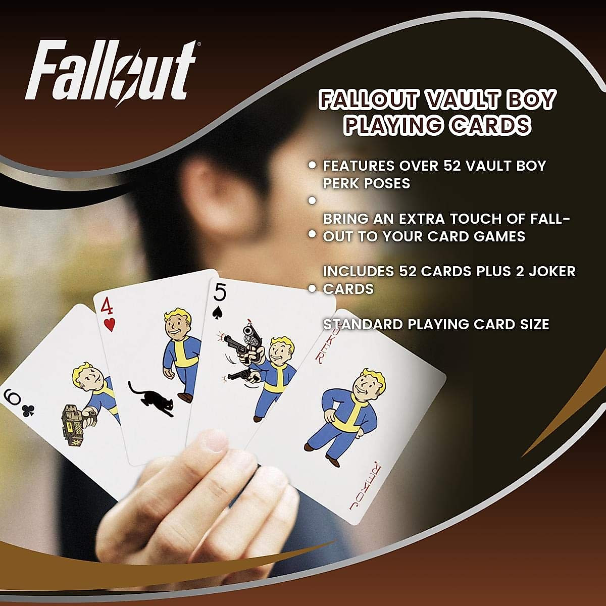 Fallout Playing Cards Deck - Depicting Your Favorite Vault Boy Perks from The Video Game - Full 52 Card Deck