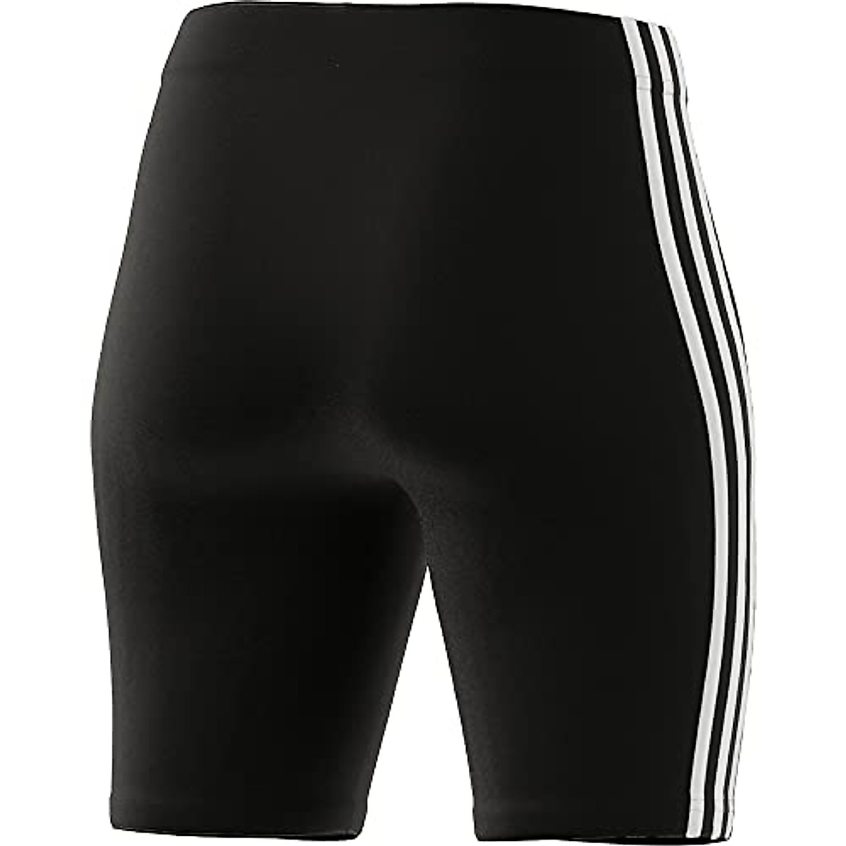 adidas womens Essentials 3-stripes Bike Shorts Tights, Black/White, X-Small US