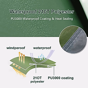 4 Person Tents for Camping, Ayamaya Tunnel Tent Camping with Vestibule 3-4 Person Waterproof, 2 Devided Rooms Bicycle Tent with Footprint for Bikepacking/Motorcycle Travel Hiking Mountaineering