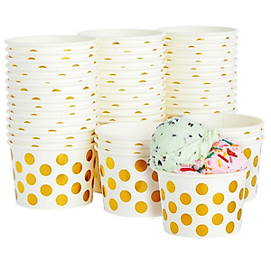 50 Pack Cupcake Liners Wrappers, Muffin Paper Baking Cup for Birthday Party, Gold and Silver Color