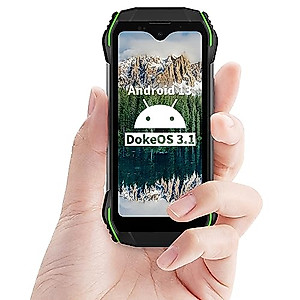 Blackview N6000 Rugged Smartphone 2023, 4.3-inch Small Android 13 Phone, 16GB 256GB Octa-core MTK Helio G99 6nm, 48MP + 16MP Camera, Dual SIM 4G, QHD+ Display 3880mAh 18W Fast Charge Rugged Phone, NFC