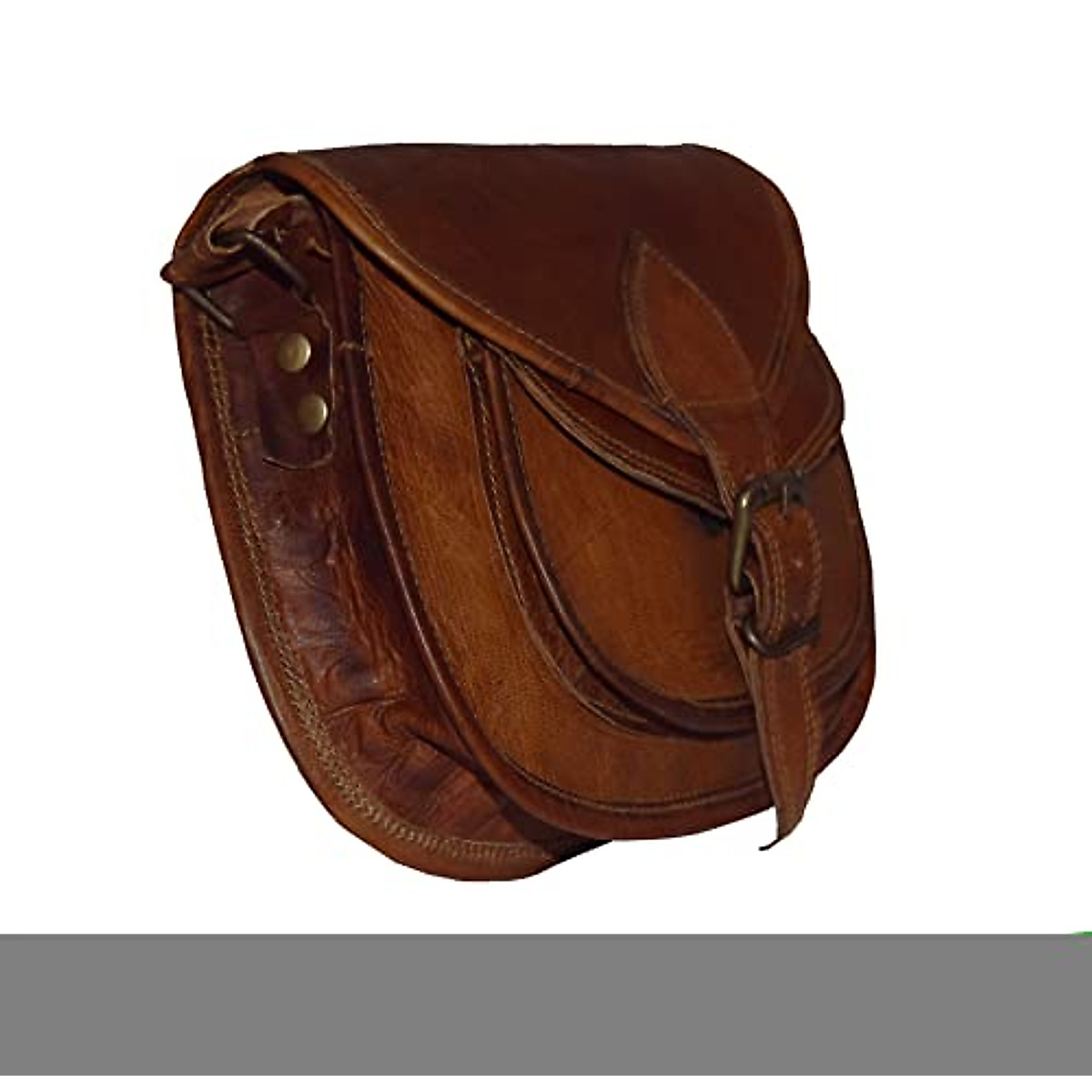 Urban Handmade Vintage Leather Bags, Travel Cross Body Shoulder Bag for Men and Women, Satchel Multi Pocket Purse with Adjustable Strap