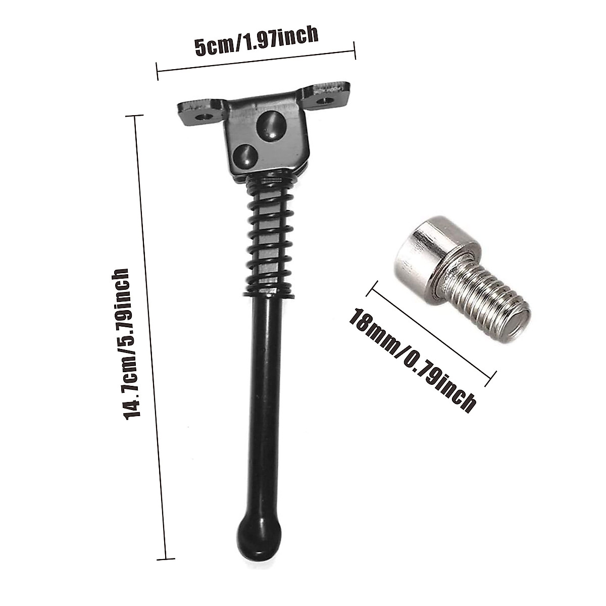 Tinkel Scooter Kickstand Parking Stand Feet Support Holder Replacement Part Compatible for Xiaomi 1S / M365 / Pro Electric Scooter