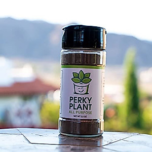 Perky Plant | Water Soluble Organic All Purpose Plant Food Fertilizer | 1 Shaker | Formulated for Live Indoor House Plants | Simply Shake in Watering Can or Plant Pots