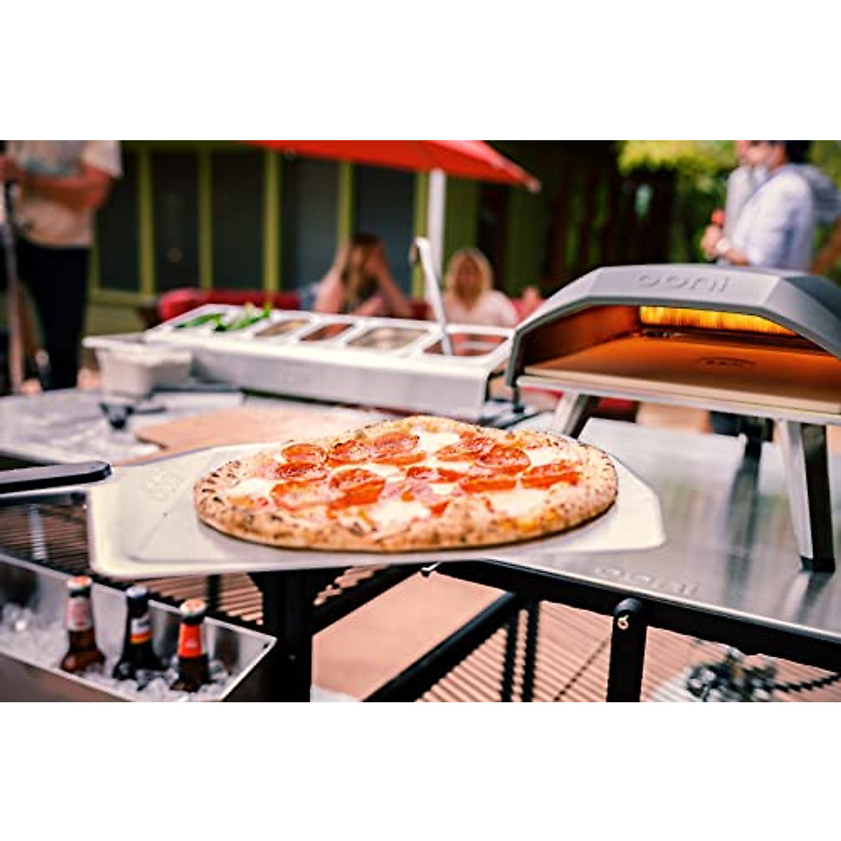 Ooni Koda 12 Gas Pizza Oven Bundle - Ooni Koda 12 Gas Pizza Oven + Ooni 12" Perforated Pizza Peel - Outdoor Pizza Oven with Perforated Pizza Peel Included for Authentic Stone Baked Pizzas