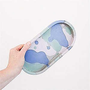 3 Pack Ashtray Molds, Oval Coaster Epoxy Resin Casting Mould DIY Jewelry Tray Dishes for Craft Jewelry Storage Office Home Decoration (3)