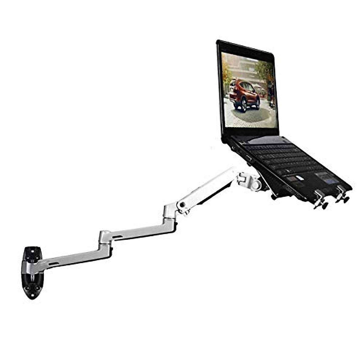 Wall Mount Laptop & Monitor Holder - Ultra Long Full Motion
