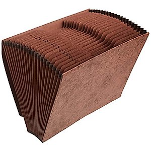 Pendaflex Heavy Duty Expanding File with Extra-Thick Cover, Tyvek Reinforced Edges, 21 Pockets, A–Z Tabs, Elastic Cord Closure, Letter Size (R117ALHD)