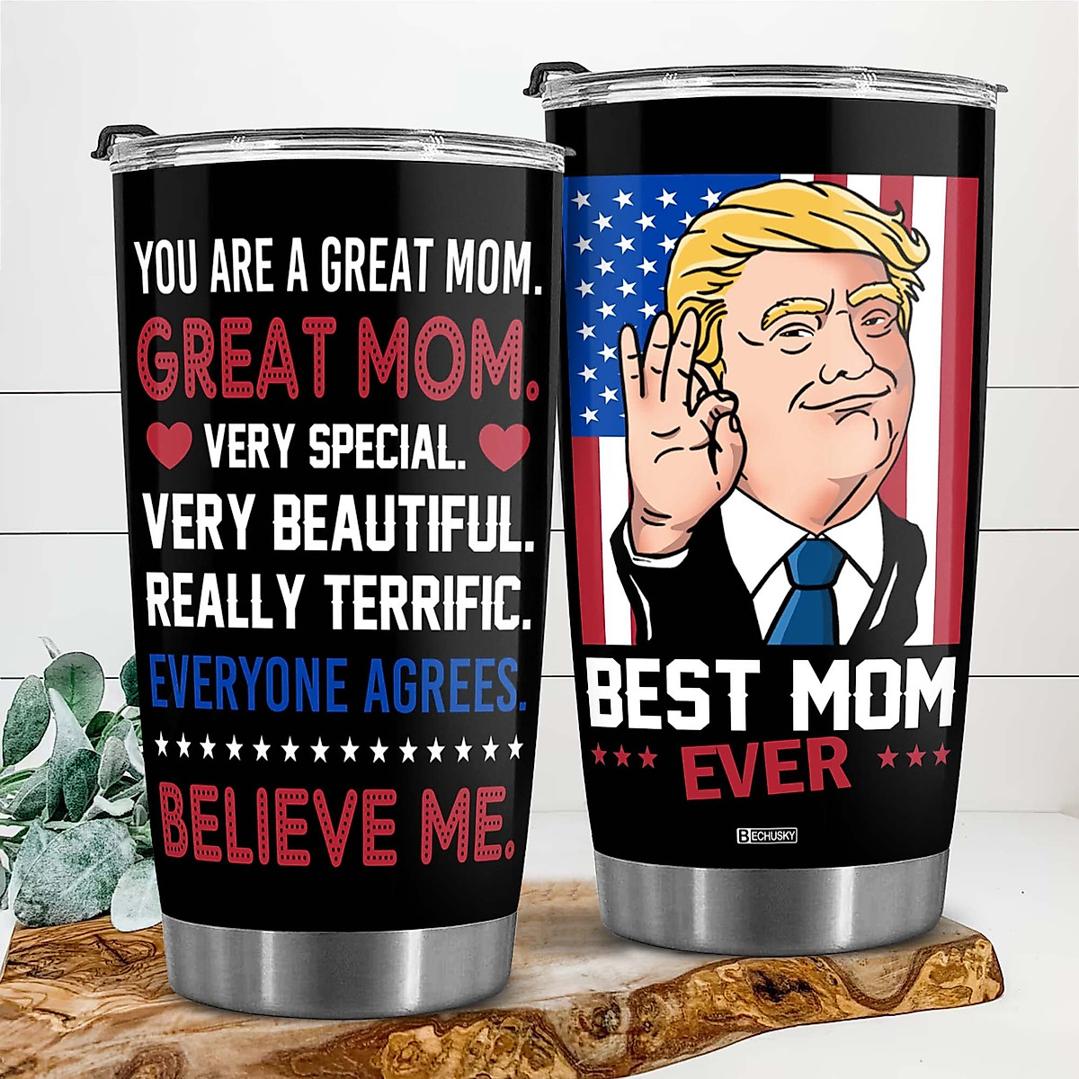 BECHUSKY Gifts for Mom - You Are A Great Mom - Mom Christmas Gifts - Gifts For Mom From Children, Son, Daughter, Husband - Mom Birthday Gifts - Mom Gifts Mothers day, Wife - Funny 20 Oz Tumbler
