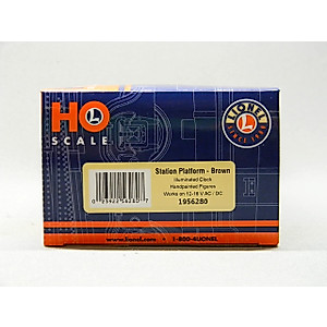 Lionel Lighted Station Platform (Brown) HO Scale