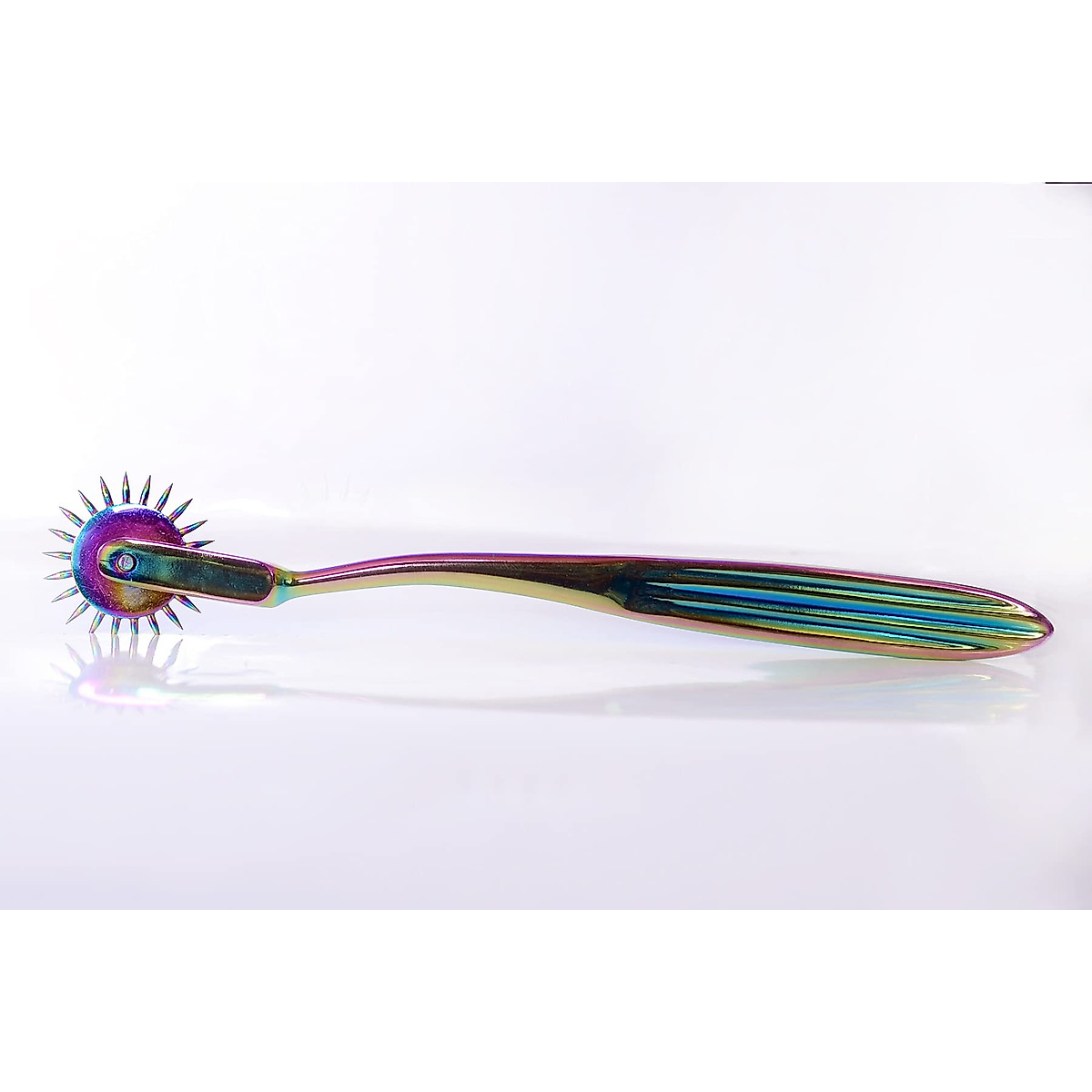 Fun Guru Wartenberg Neuro Pinwheel Stainless Steel 1 Head Diagnostic Instrument Pin Wheel - Multi Color Rainbow