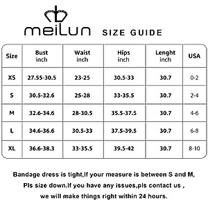 meilun Sexy Side Slit Bandage Dress for Women Deep V-Neck Dress Cocktail Evening Gowns Wedding Guest Dress(Antipink,M)