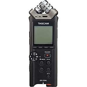 Tascam DR-22WL Portable Handheld Audio Recorder with WiFi,Black