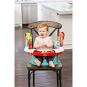 Infantino 3-in-1 Grow-with-Me Discovery Seat and Booster, Baby Activity Seat, Booster Seat for Dining Table with Removable Tray Multi