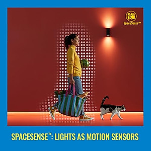 WiZ Indoor Motion Sensor - Connects to Your Wi-Fi- Works with WiZ Connected Products - Smart Motion Sensor - Batteries Included - White - 1 Pack