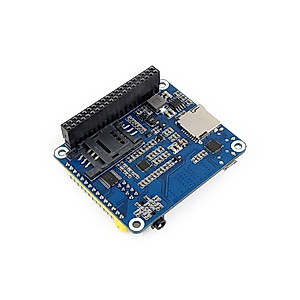Coolwell Waveshare 4G/3G/2G/GSM/GPRS/GNSS HAT for Raspberry Pi/Jetson Nano Based SIM7600G-H Support LTE CAT4 for Dial-up, Phone Call, SMS, MMS, Mail, TCP, UDP, DTMF, HTTP, FTP Global Position
