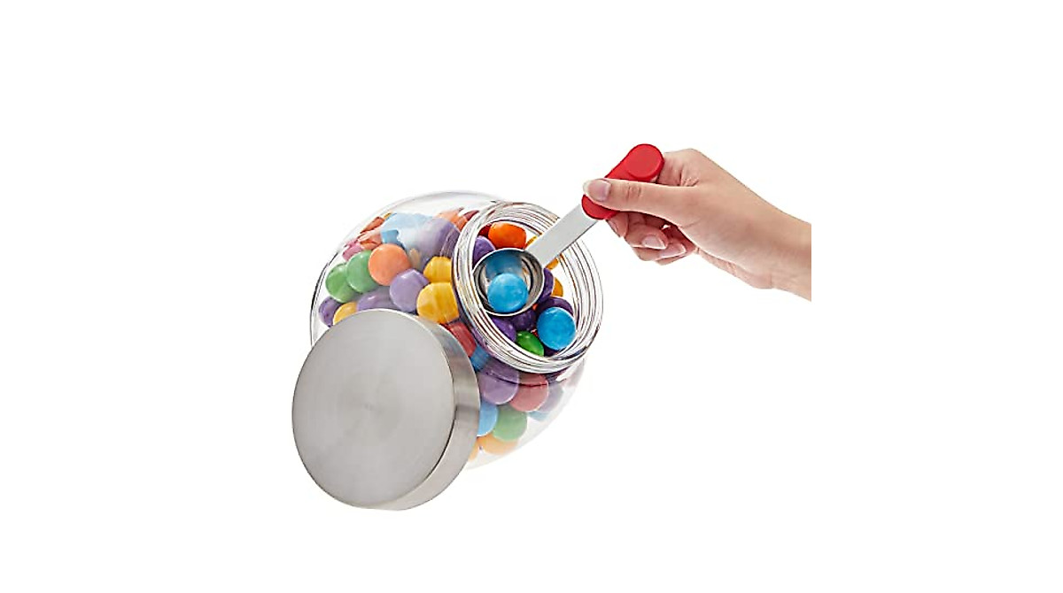 Glass Jar Candy Dispenser - Stylish Food Storage Solution