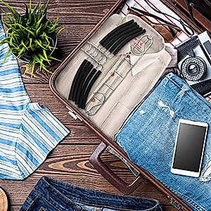 Clothes Hangers Space Saving Coat Hangers, Homa Jia Non Slip Blouse Hangers Heavy Duty Foldable Stainless Steel Sweater Shirt Hanger Multilayer Closet Storage Organizer