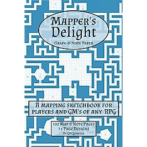 Mapper's Delight: RPG Graph Paper Sketchbook & Notebook (Classic Style Cover)