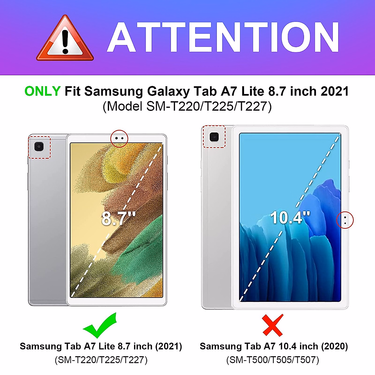 Uppuppy for Samsung Galaxy Tab A7 Lite Case 8.7 Inch for Kids Cute Cool Folio Women Teen Girls Tree Design Tablet Cover for Samsung Tab A7 Lite Case, SM-T220/T225/T227