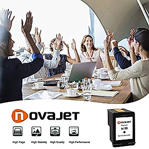 Novajet Ink Cartridge Replacement for HP 61XL HP 61 XL High Yield for HP Envy 4500 5530 5534 5535 HP Deskjet 1000 1010 1512 3050 HP Officejet 4630 2620 4632 (1 Black)