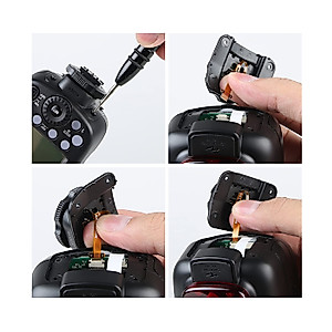 Godox V860II-S Hot Shoe Replacement Mount Foot, Speedlite Flash Repair Parts for V860II Sony Flash Hot Shoe Replacement (Upgrade Metal Version)