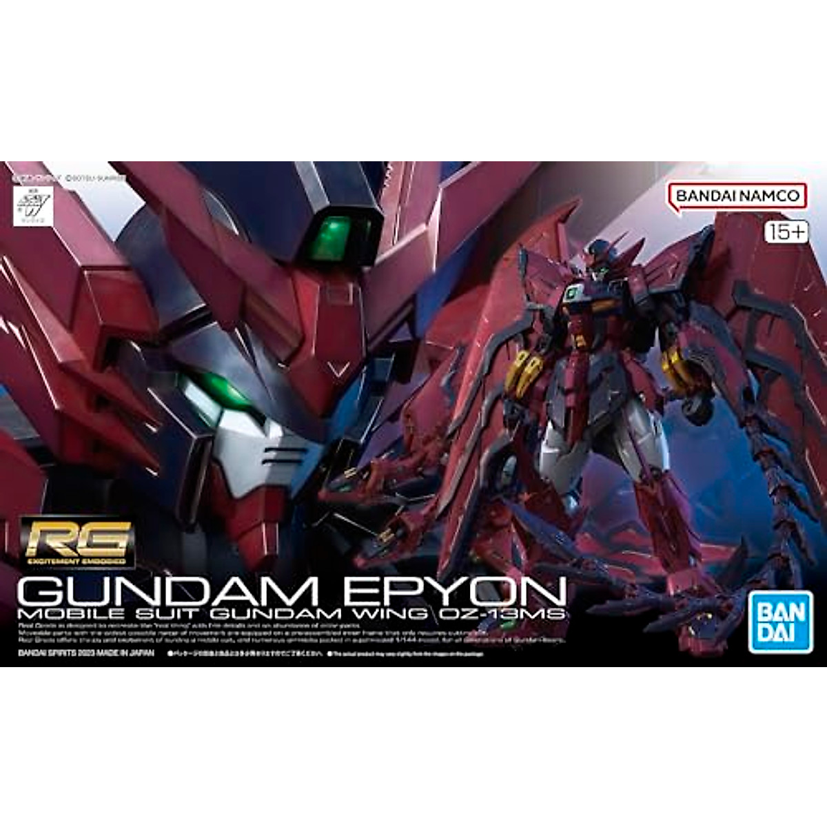 #038 Gundam Epyon Gundam Wing, Bandai Spirits RG 1/144 Model Kit