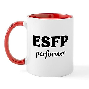 CafePress ESFP Performer Myers Briggs Personality Mugs Ceramic Coffee Mug, Tea Cup 11 oz