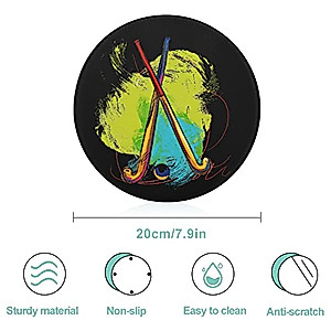 Field Hockey Cutting Board Tempered Glass Chopping Board for Kitchen Hotel