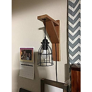 XIDING Farmhouse Vintage Industrial Metal Wire Cage, Old Open Style Lamp Guard Adjustable for Hanging Pendant Lighting, Perfect DIY Lamp Shade Replacement Accessories, Pack of 4.