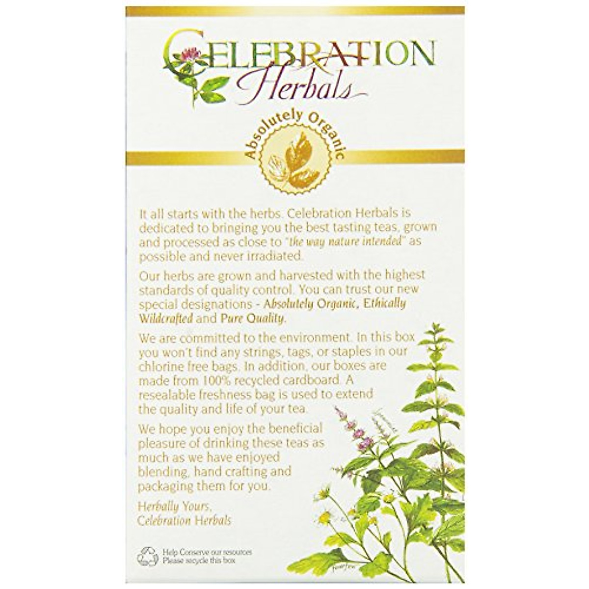 CELEBRATION HERBALS Marshmallow Leaf & Root Organic 24 Bag, 0.02 Pound