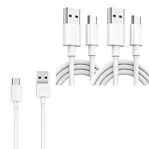 USB C Cable [3-Pack, 6.6ft] Type C Charger Fast Charging Cable, USB C Charging Cable for iPad Pro 12.9/11 Galaxy S10 S9 Plus, Note 10 9 LG, Type C Charger