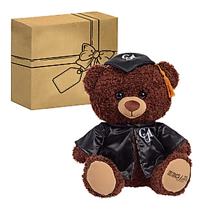 Just Play Purpose Toys HBCyoU Clark 10-inch Snuggly Graduate Teddy Bear, Graduation Gifts, Stuffed Animals and Toys for Kids Ages 3+