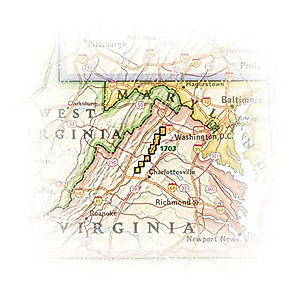 Shenandoah National Park Day Hikes Map (National Geographic Topographic Map Guide, 1703)