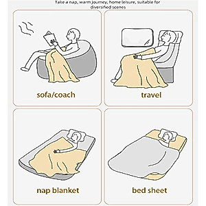 ROUAA Sunflower Throw Blanket Floral Blanket Ultra Soft Warm Lightweight Cozy for Women Room Decor (6,60" x 80")