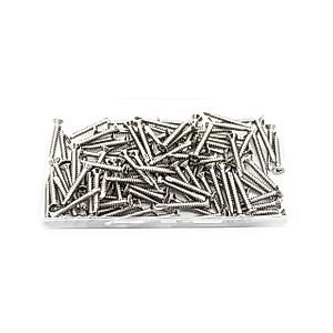 eivvia100pcs #8 * 1-1/4" Flat Head Cross Drive Head, 304 Stainless Steel, Flat Head Sheet Metal Screw self Tapping Screw Swallowtail Screw.…