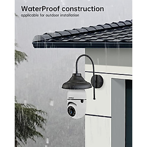 Light Bulb Security Camera, 2K Bulb Security Camera 5G/2.4GHz,Security Cameras Wireless Outdoor with Automatic Human Detection,Motion Detection,Color Night Vision Bulb Camera Compatible with Alexa