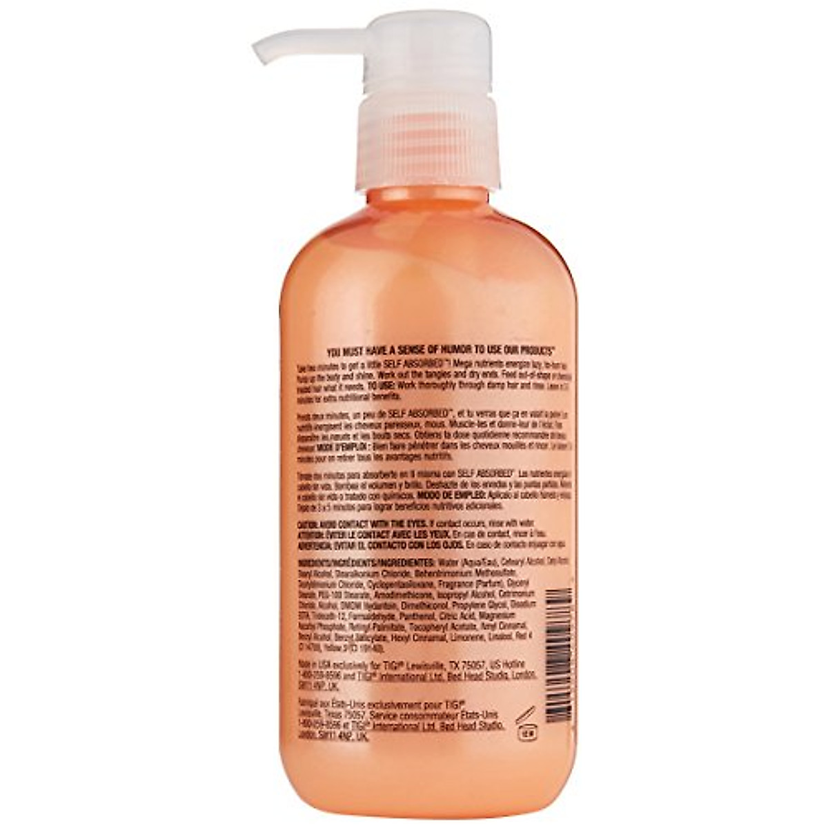 Tigi Bed Head Self Absorbed Conditioner, 8.45 Ounce