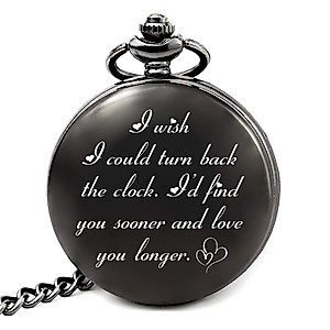 Gifts for Men Birthday Husband Boyfriend, Birthday Anniversary Valentines Day Gifts for Him Pocket Watch