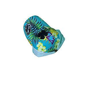 Black Clover Island Lu 5 - Black/Yellow/Tropical/White Mesh - Adjustable