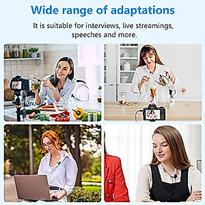 BOYA by-M1 Pro II Lavalier Microphone Noise Cancelling Omnidirectional Mic with Monitoring Port for YouTube Tiktok Interview Broadcast Content Creation